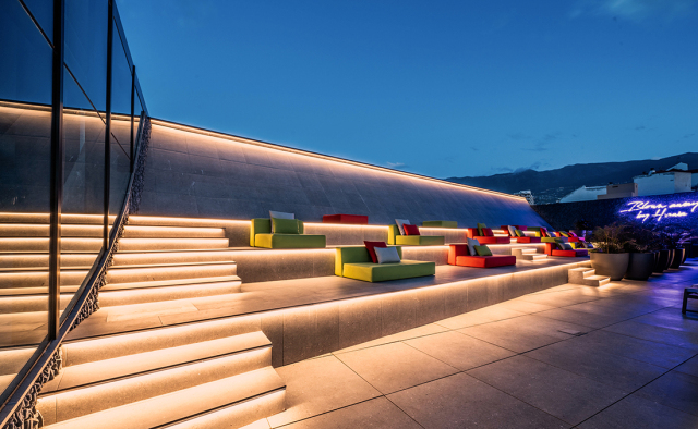 Hawa Rooftop Bar in Puerto de la Cruz | Silken Saaj Maar